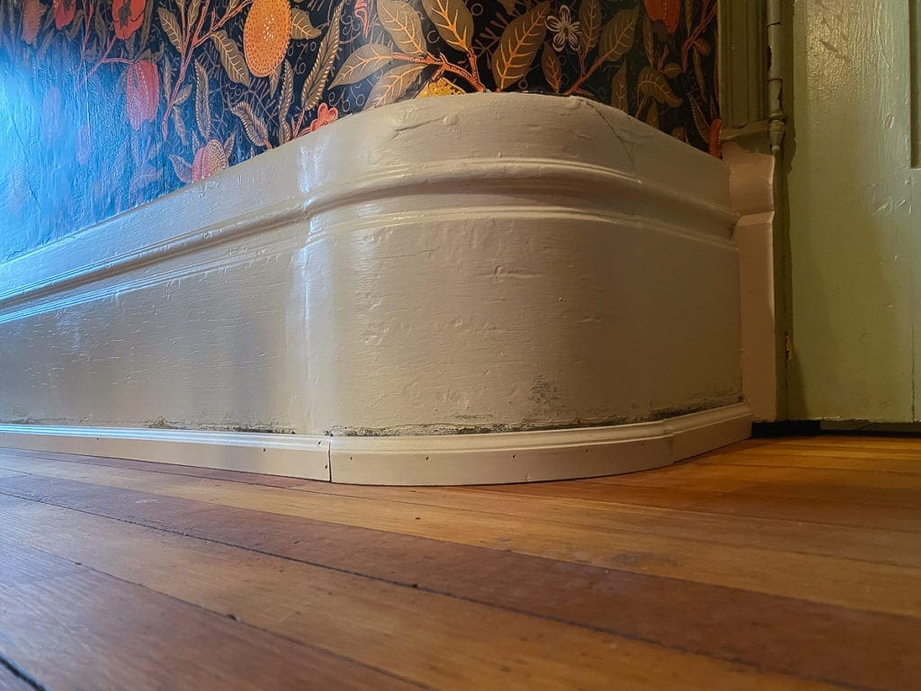 The Front Entry: Shoe Molding - Blake Hill House