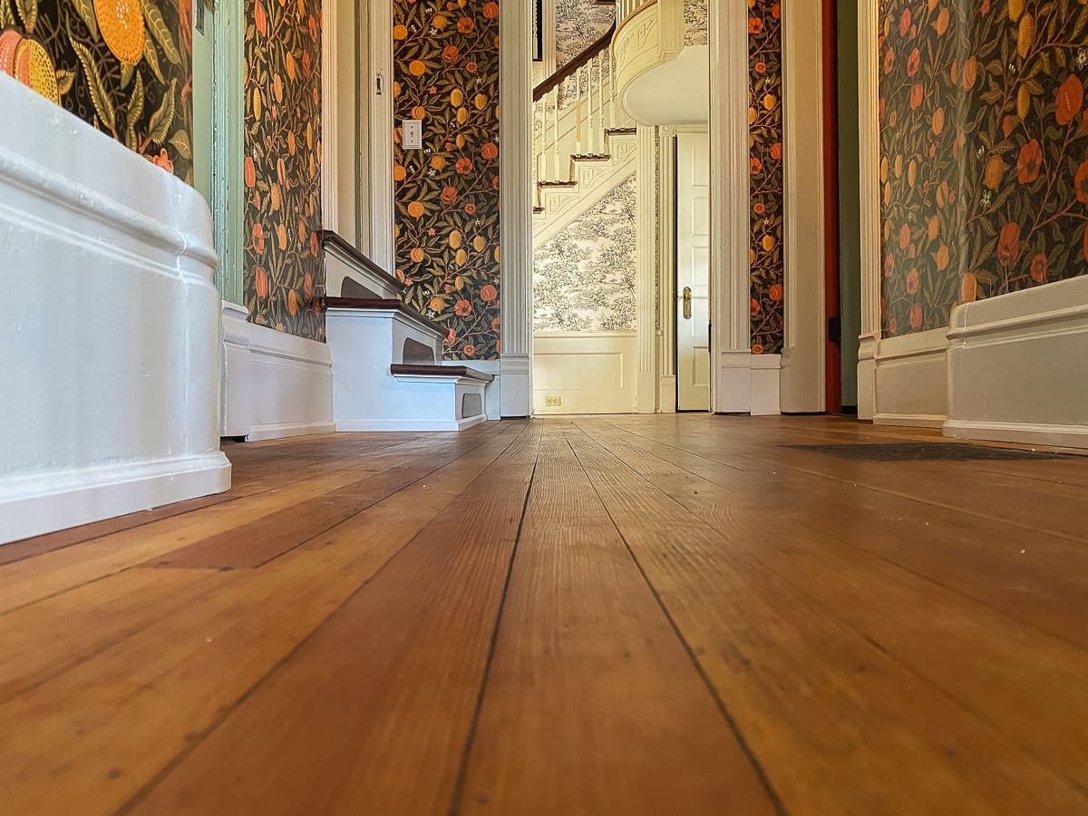 The Front Entry: Shoe Molding - Blake Hill House