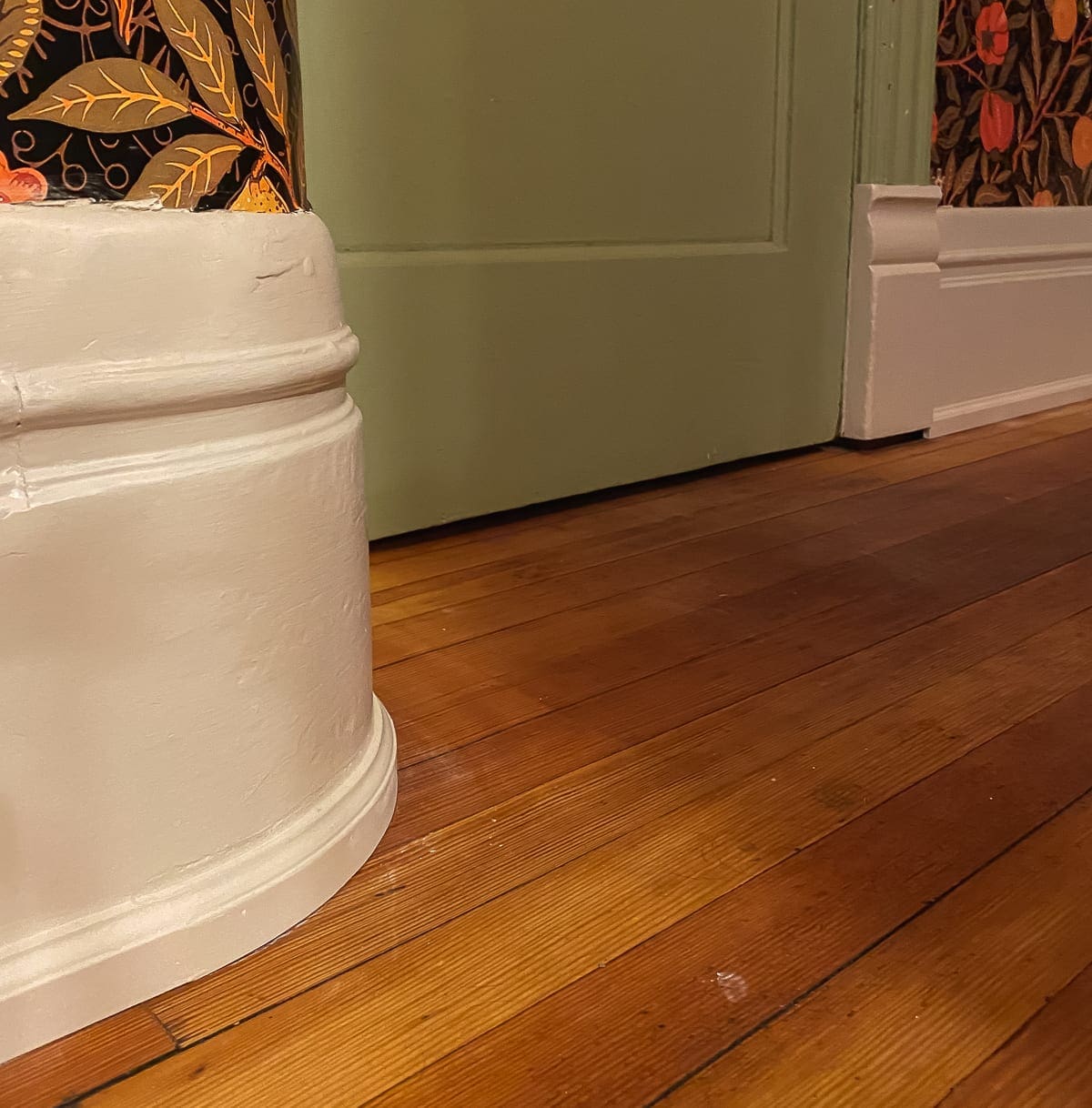 The Front Entry: Shoe Molding - Blake Hill House
