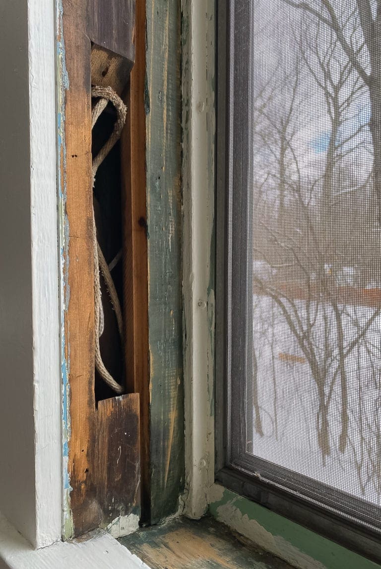 Building Interior Storm Windows - Blake Hill House
